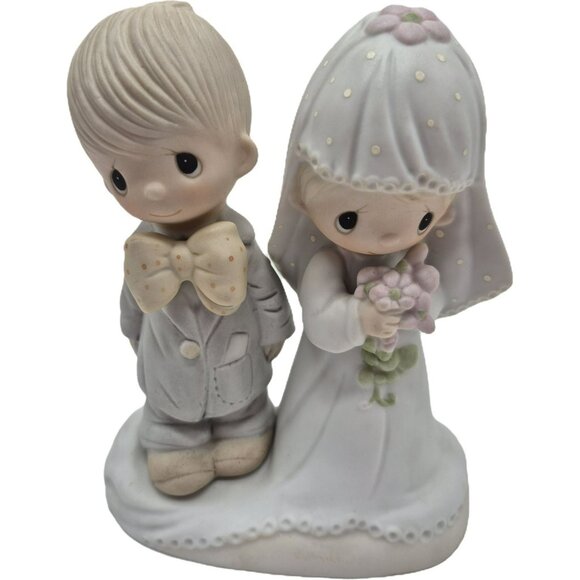 Precious Moments | Accents | Precious Moments Bride Groom Figurine 979 ...